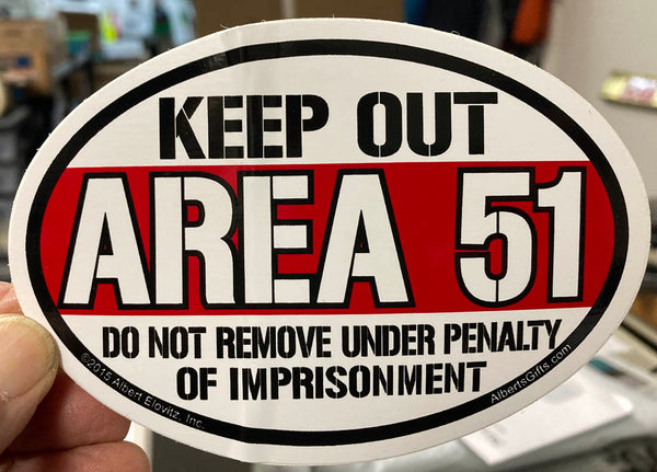 Area 51 Sticker - Linda West Cellos